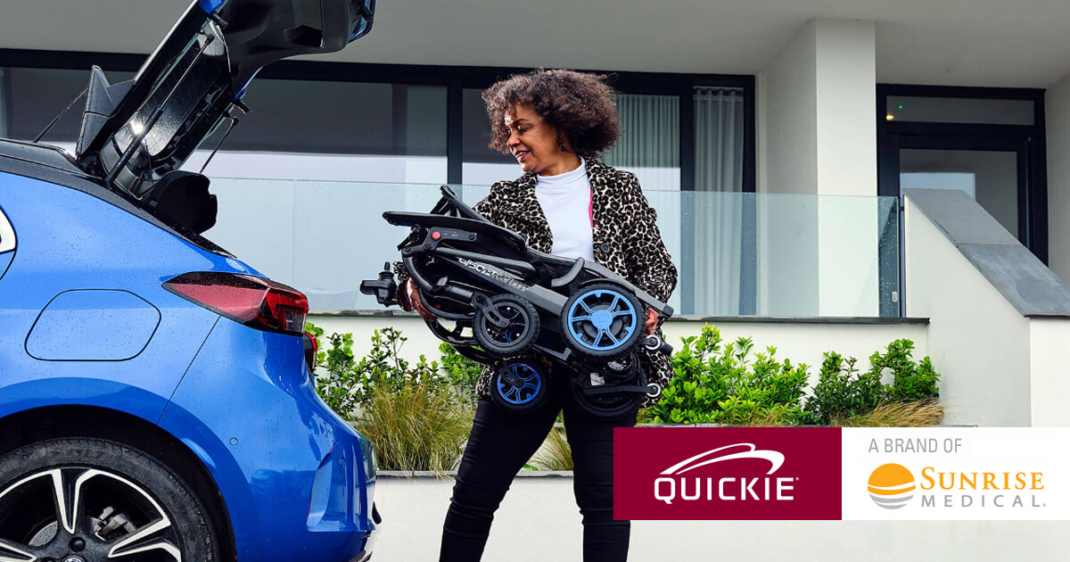 QUICKIE Q50 R Carbon carrozzina pieghevole elettronica | Sunrise Medical